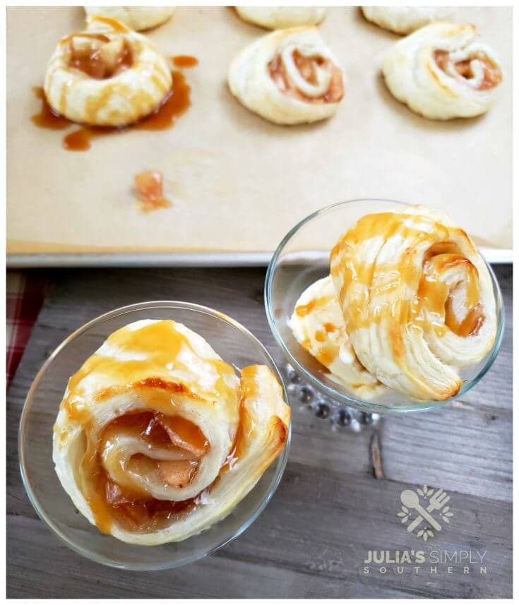 Apple Pie Pinwheels Recipe - Julias Simply Southern