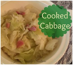 Cooked Cabbage Recipe - Easy - Julias Simply Southern