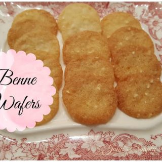 Benne Wafers Cookie Recipe - Julias Simply Southern