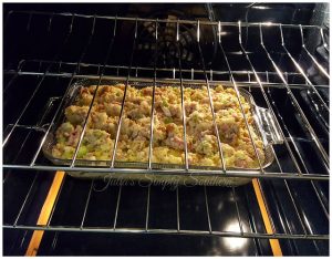 Aunt Betty's Famous Ham Dressing - Julias Simply Southern