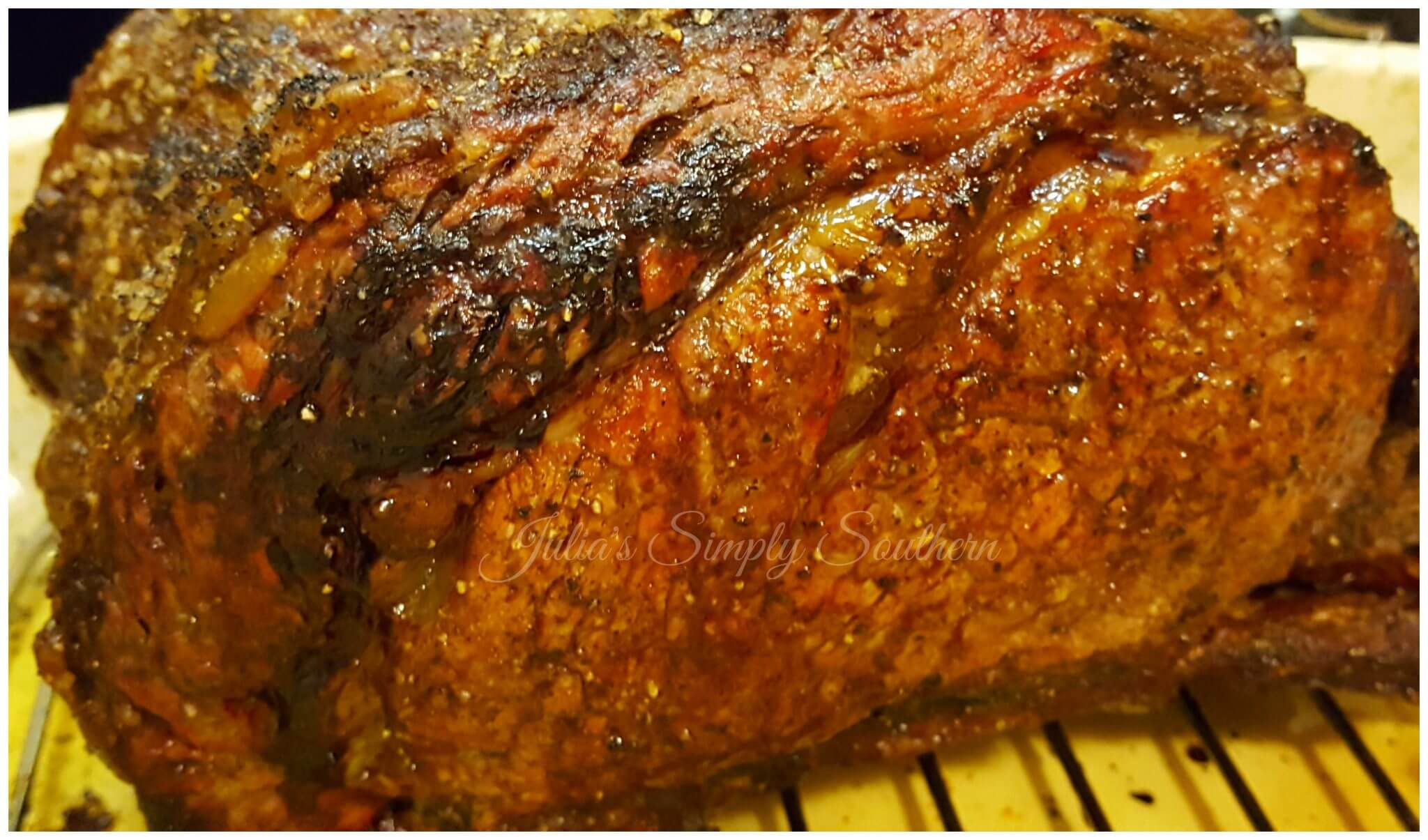 Prime Rib Beef Roast Recipe - Julia's Simply Southern