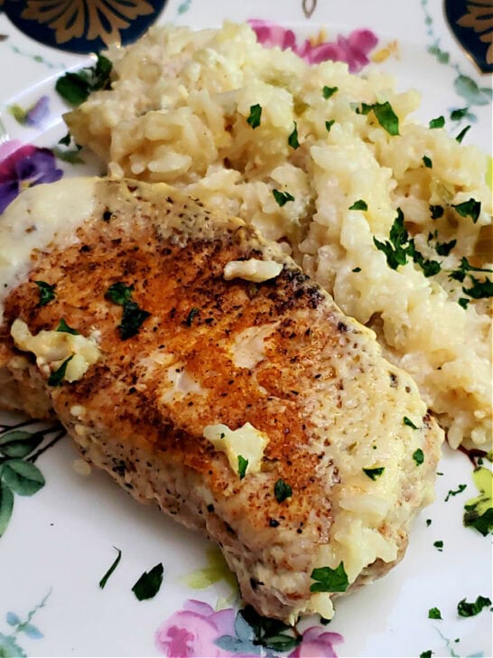 Easy Baked Pork Chops and Rice Casserole Recipe - Julias Simply Southern