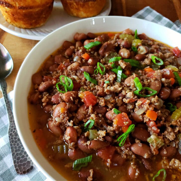 Cranberry Bean and Sausage Soup Recipe - Julias Simply Southern
