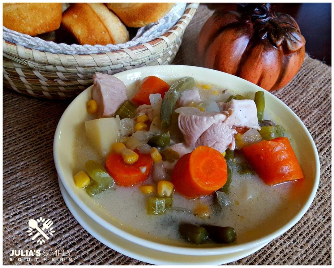Creamy Country Chicken Stew - Julias Simply Southern