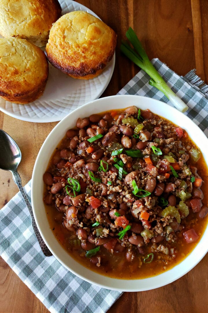 Cranberry Bean and Sausage Soup Recipe - Julias Simply Southern