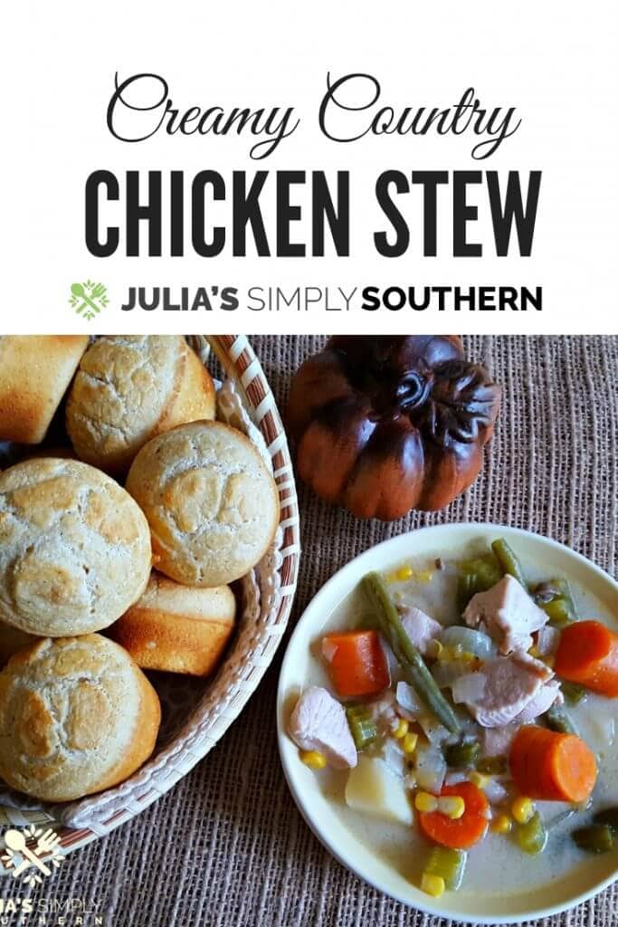 Creamy Country Chicken Stew - Julias Simply Southern