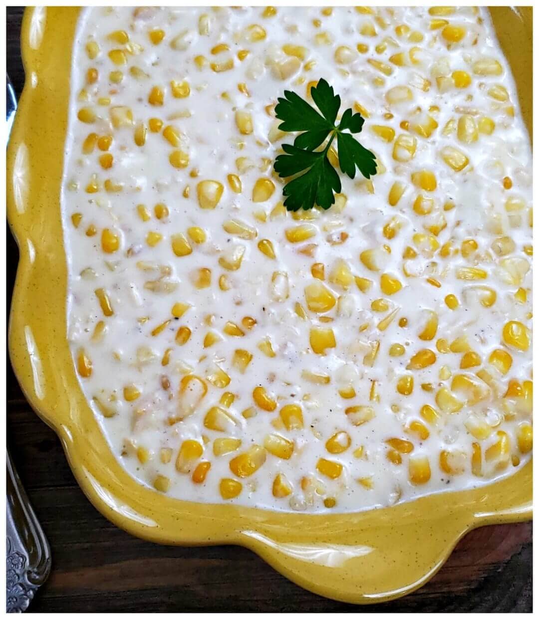 Easy Crock Pot Creamed Corn - Julias Simply Southern