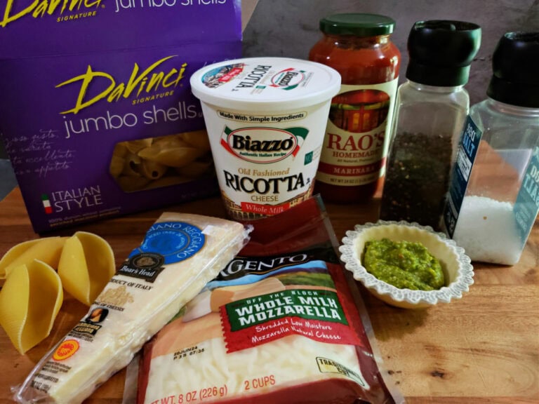 Simple Stuffed Shells Recipe with Ricotta Cheese - Julias Simply Southern