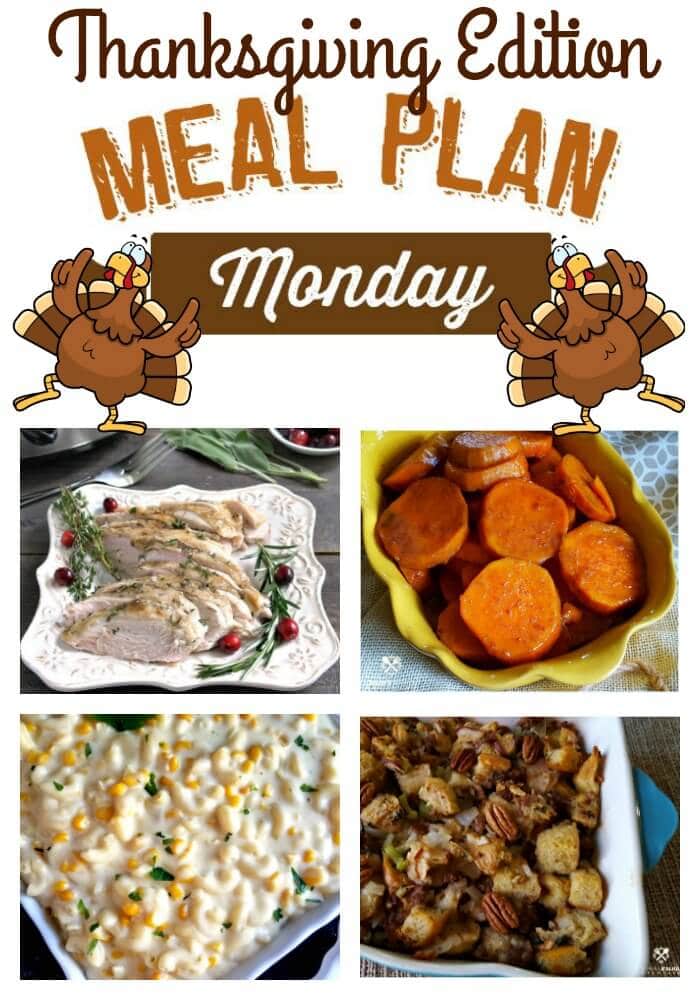 Meal Plan Monday #138 - Thanksgiving Recipes - Julias Simply Southern