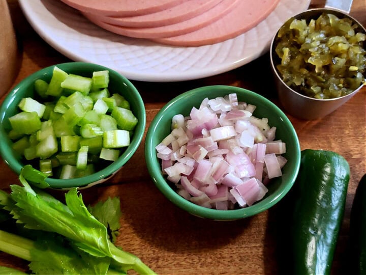 Simple Old Fashioned Bologna Salad Recipe - Julias Simply Southern