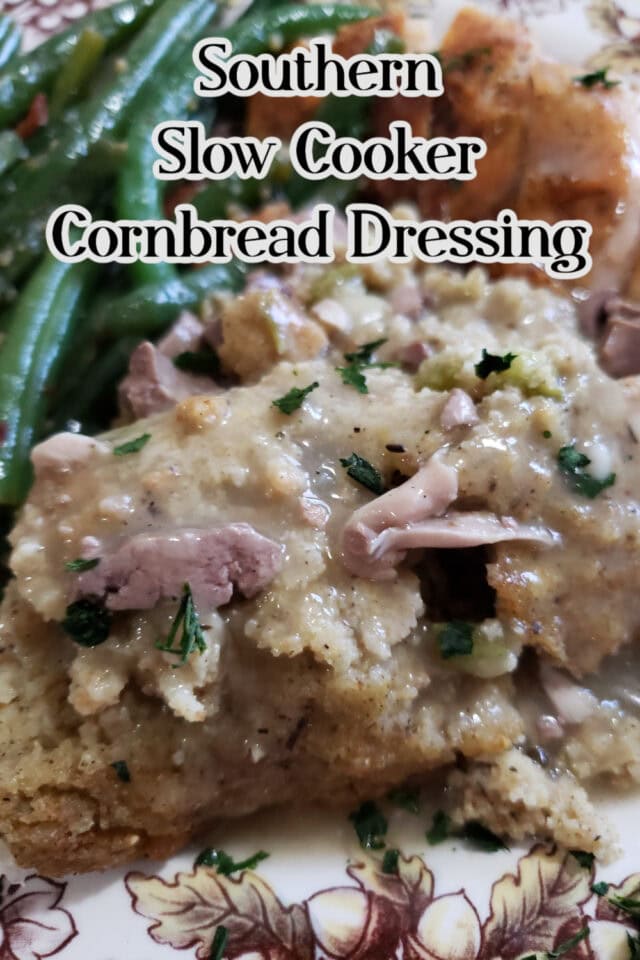 Easy Crock Pot Cornbread Dressing Recipe - Julias Simply Southern