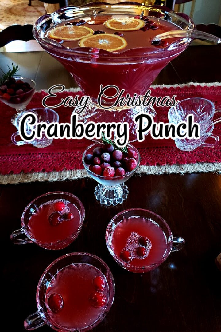Easy Christmas Cranberry Punch Recipe - Julias Simply Southern