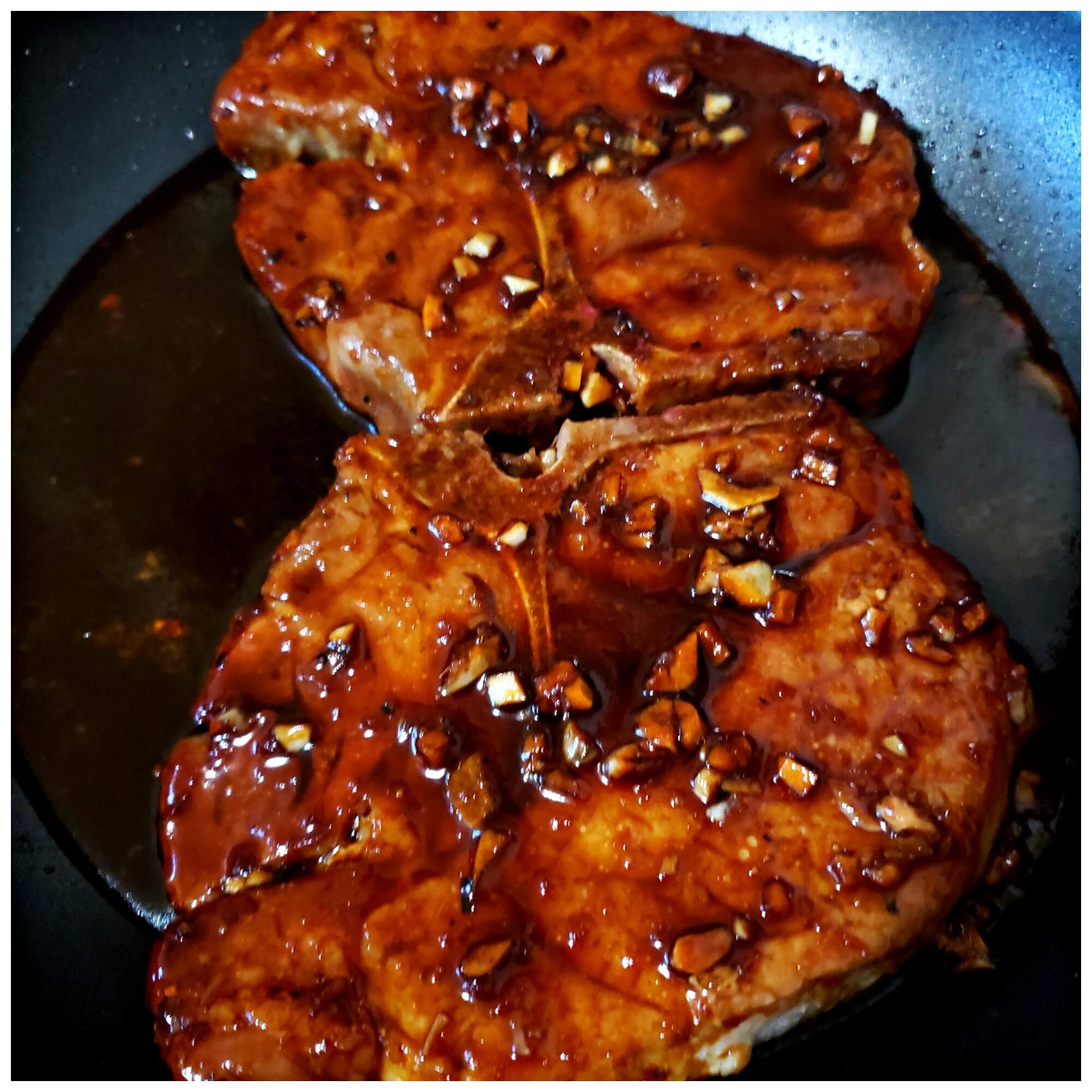 Sticky Garlic Pork Chops Recipe - Julias Simply Southern