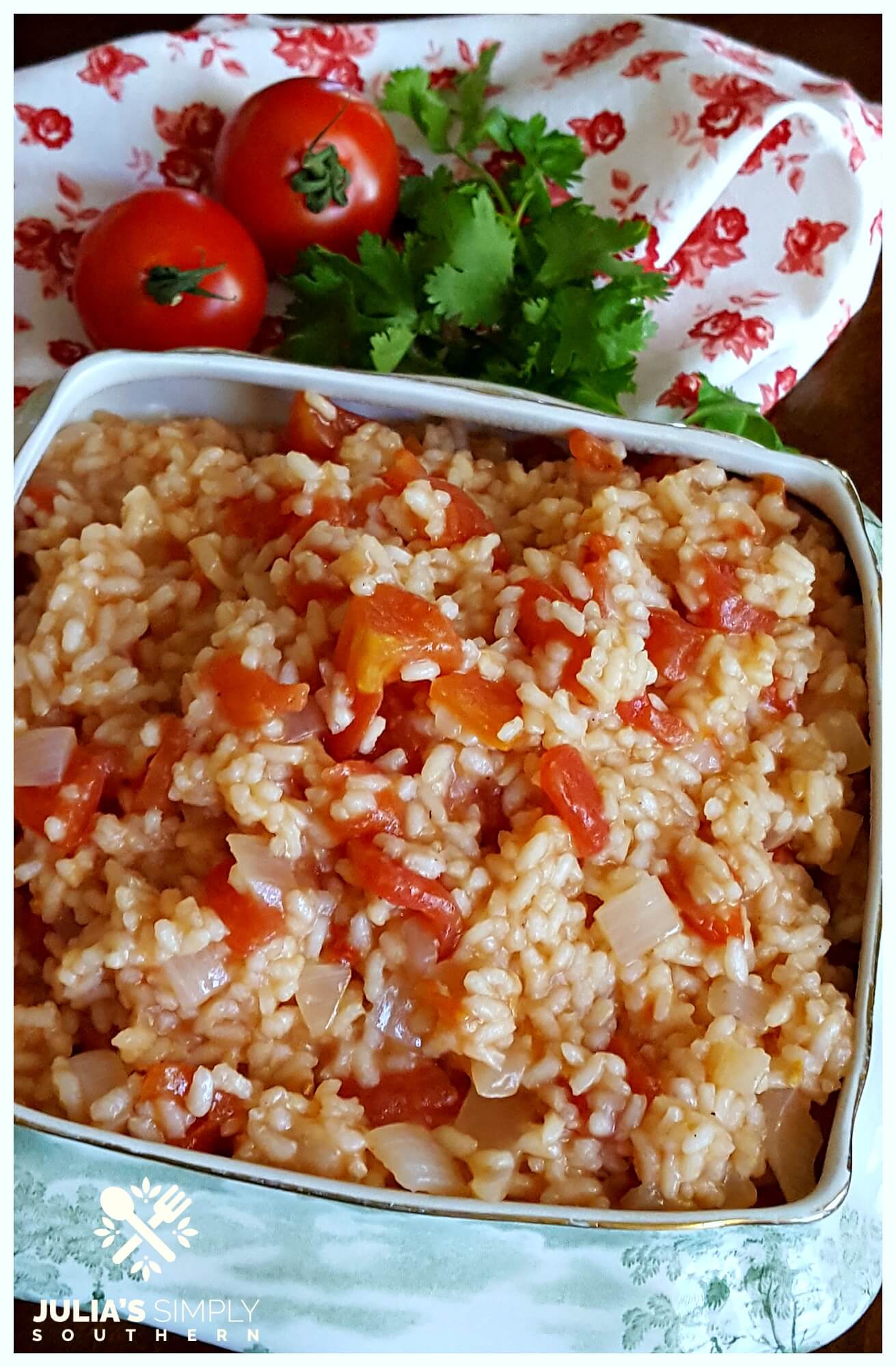 Southern Tomatoes and Rice - Julias Simply Southern