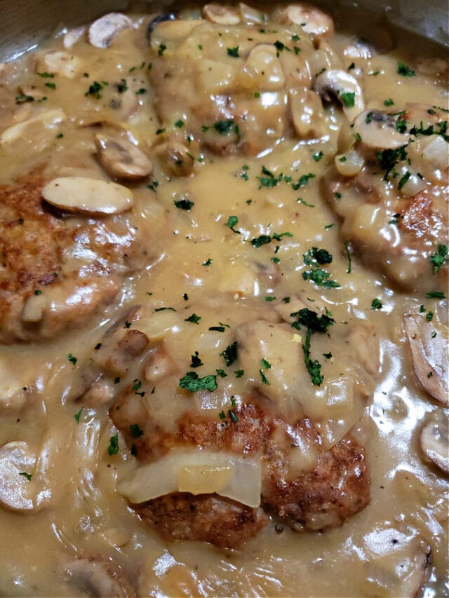 Southern Style Turkey Salisbury Steak with Gravy Recipe - Julias Simply ...