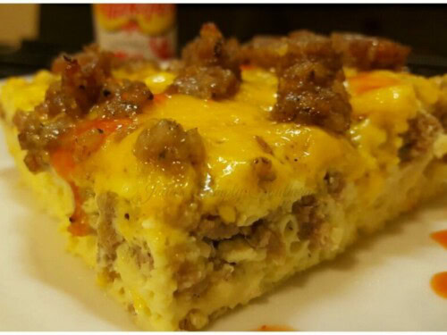 Sausage Egg and Cheese Breakfast Casserole
