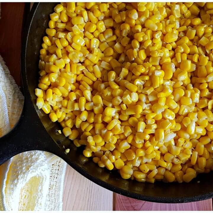 Southern Skillet Fried Corn - Julias Simply Southern