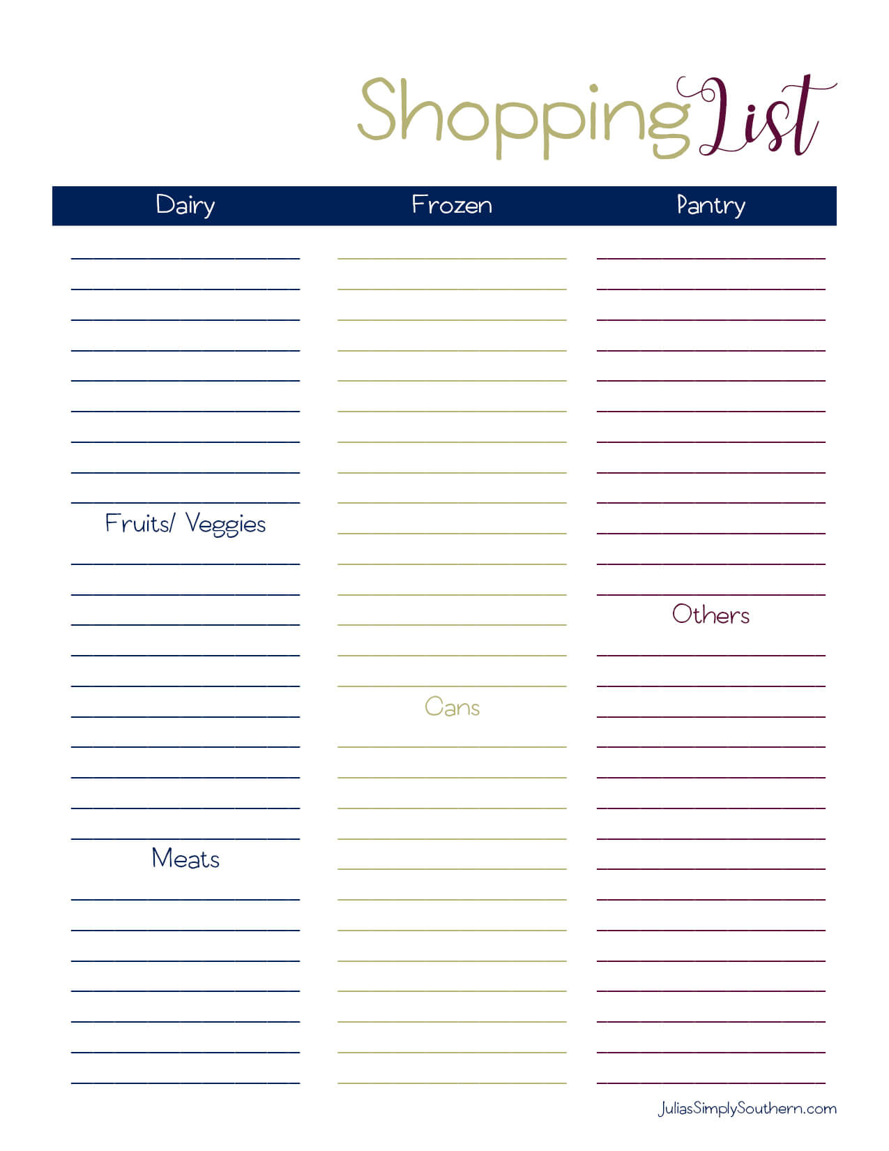 FREE Recipe Binder Printables Organizer Kit - Julias Simply Southern